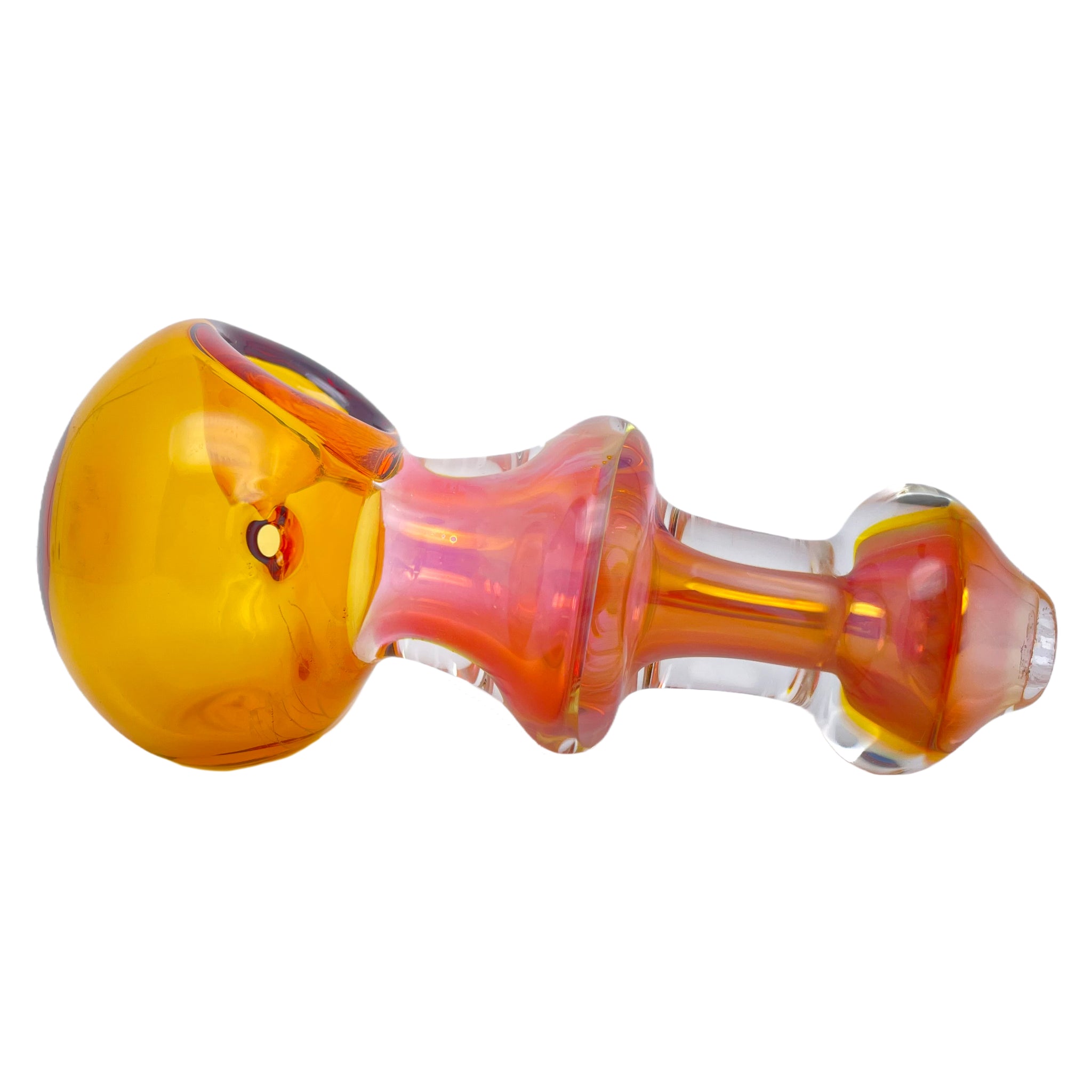 5" Fumed Ringed Spoon Pipe - PFN Pipes